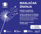 Objavljen je Javni poziv za podnošenje prijedloga za dodjelu nagrade „Maslačak znanja“ za ...